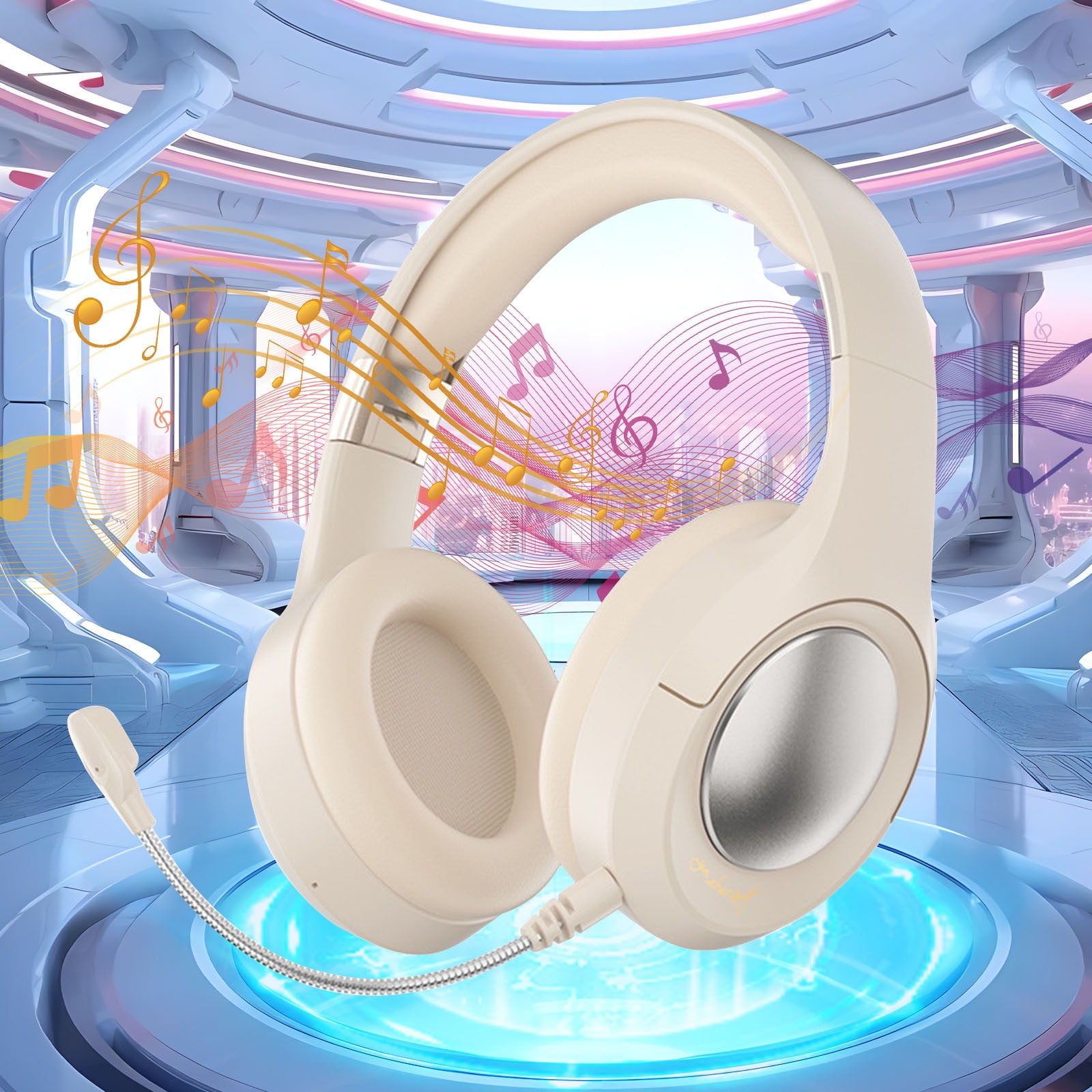 Vggrvlo 2025 Newest Kids Headphones for School Bluetooth Over Ear ...