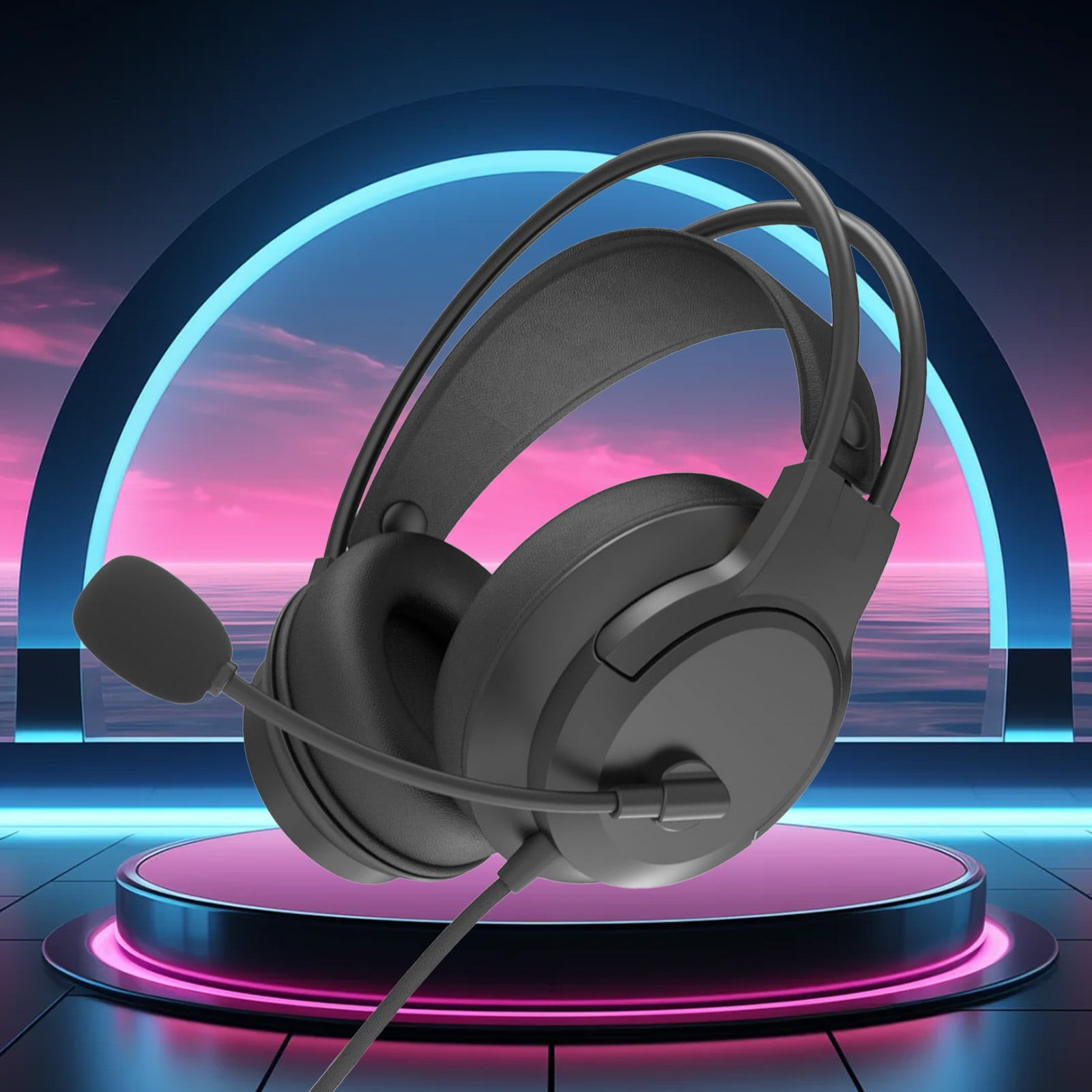 Vggrvlo 2025 Newest Noise Cancelling Headphones Wireless Overhead ...