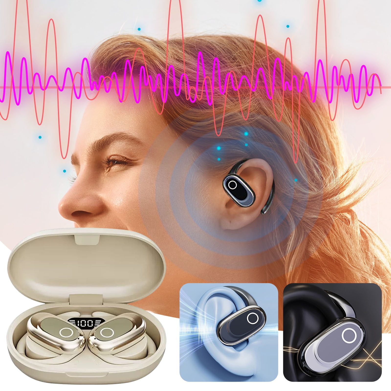 Vggrvlo 2025 Newest Wireless Earbuds Bluetooth 5.3 Headphones ...