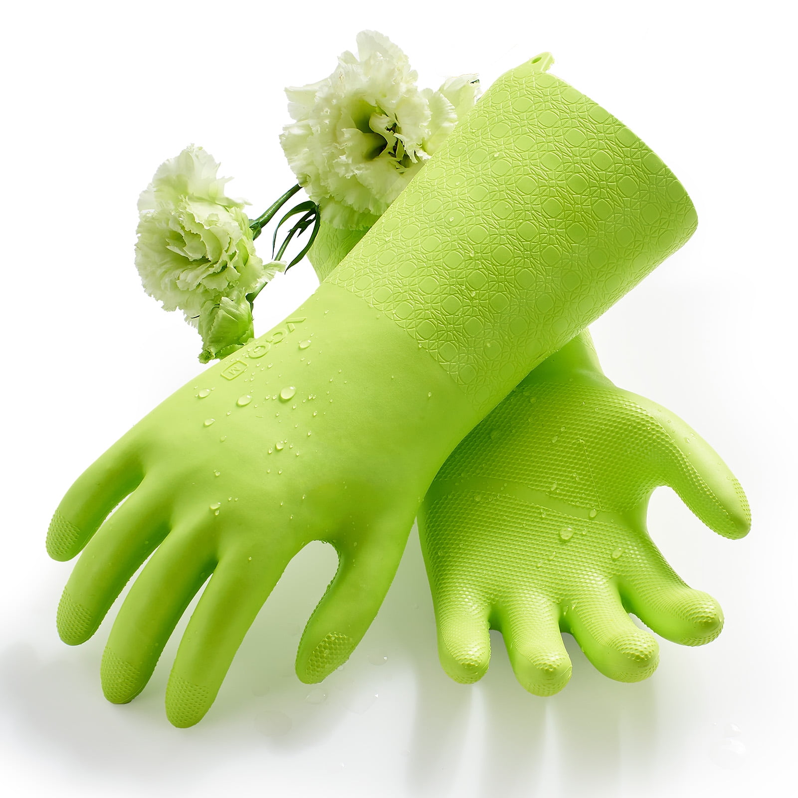 Vgo... Reusable Household Gloves Infused with Aromas,Lined Dishwashing ...