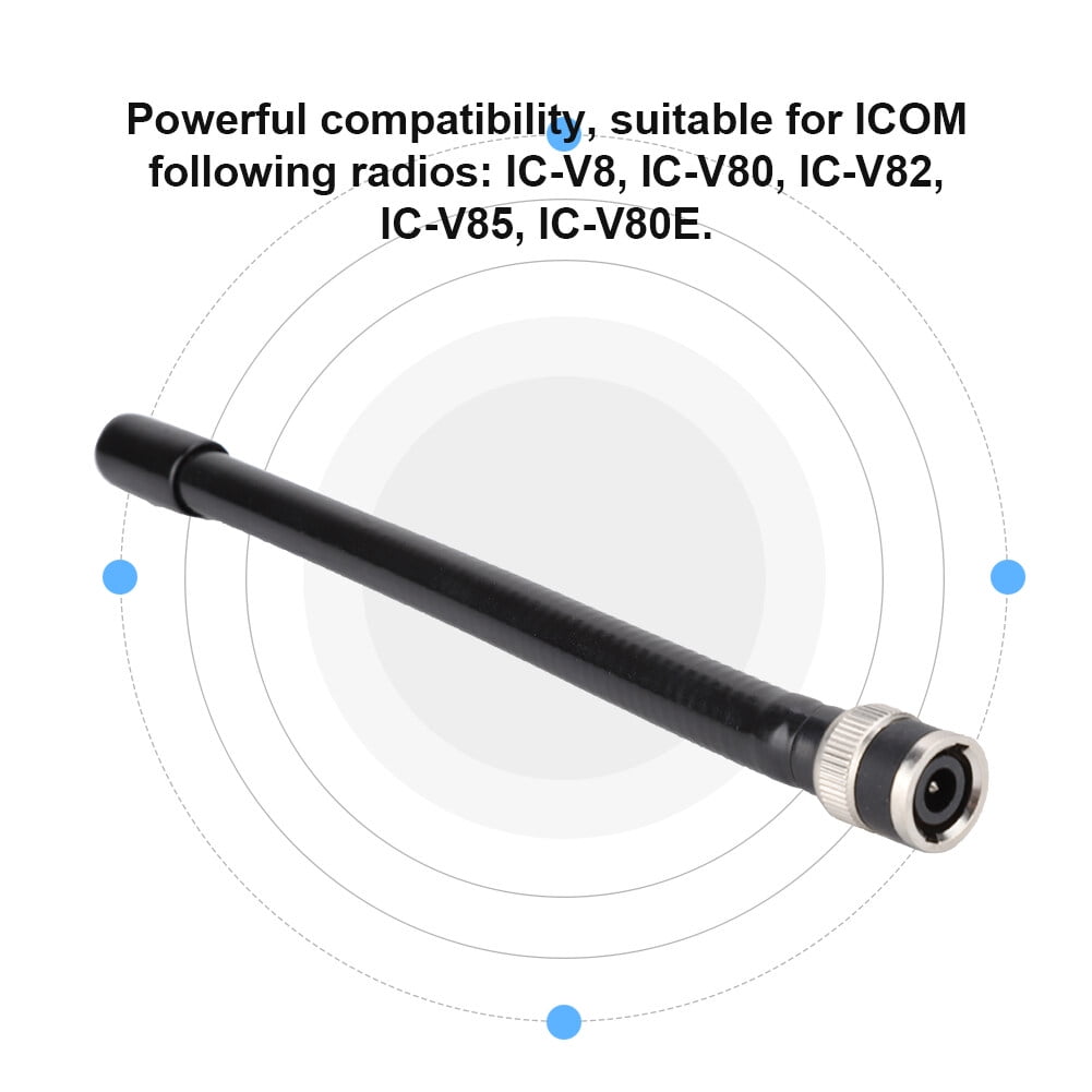 Vhf Antenna Antenna For Vhf Bnc Antenna V80 Helical VHF BNC Antenna 136-174MHz For IC V8 IC V80 ...