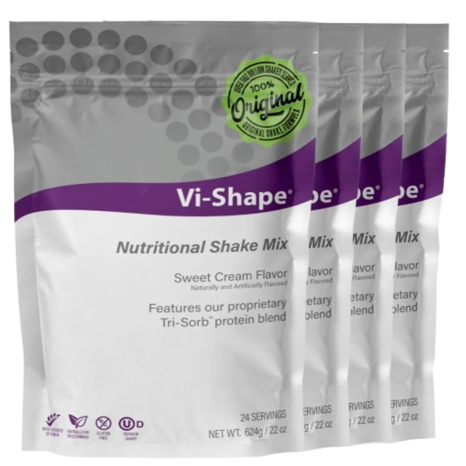 Vi-Shape Sweet Cream Nutritional Shake Mix, Protein Powder Drink, 22oz ...