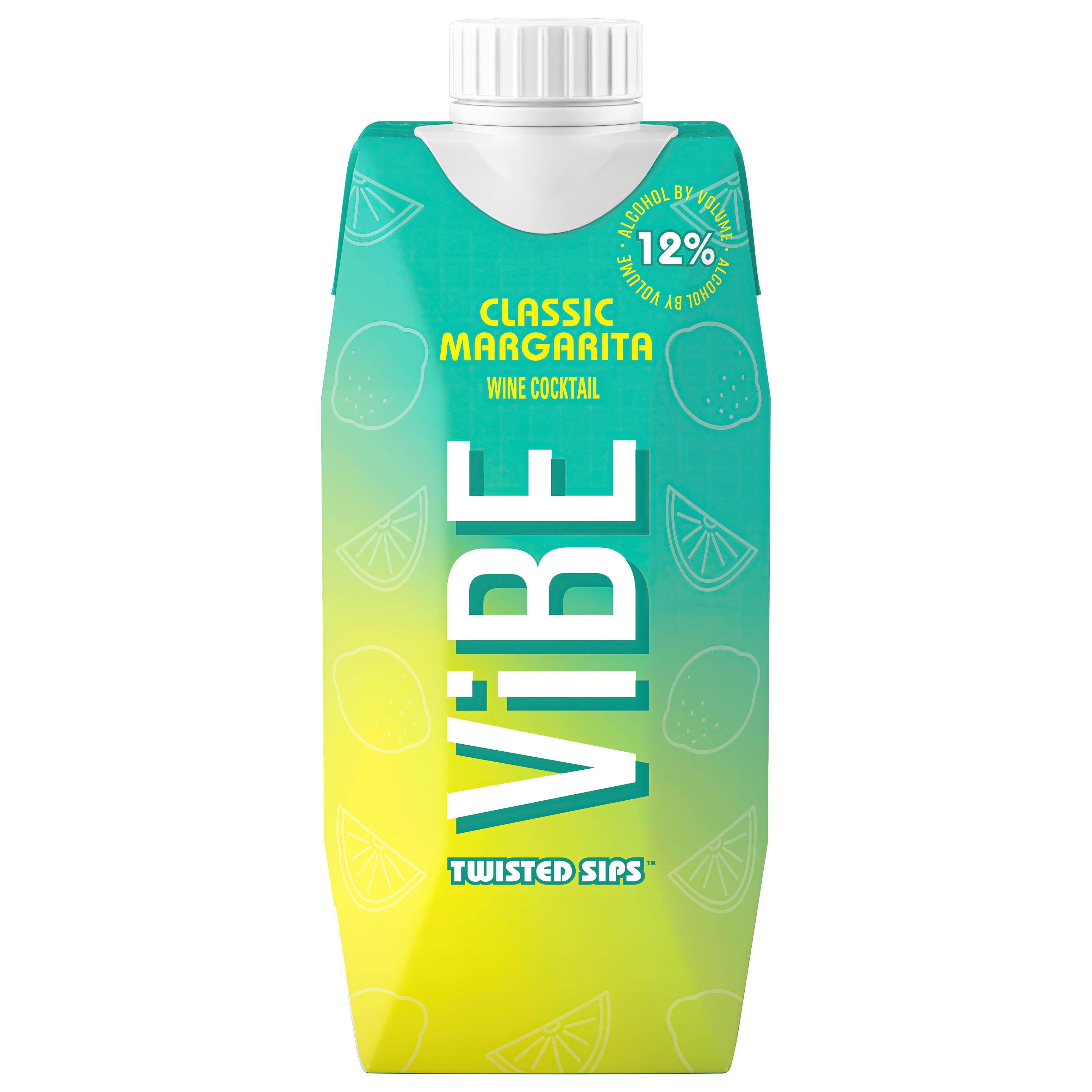 ViBE Twisted Sips Margarita, 500mL Box, 12% ABV - Walmart.com