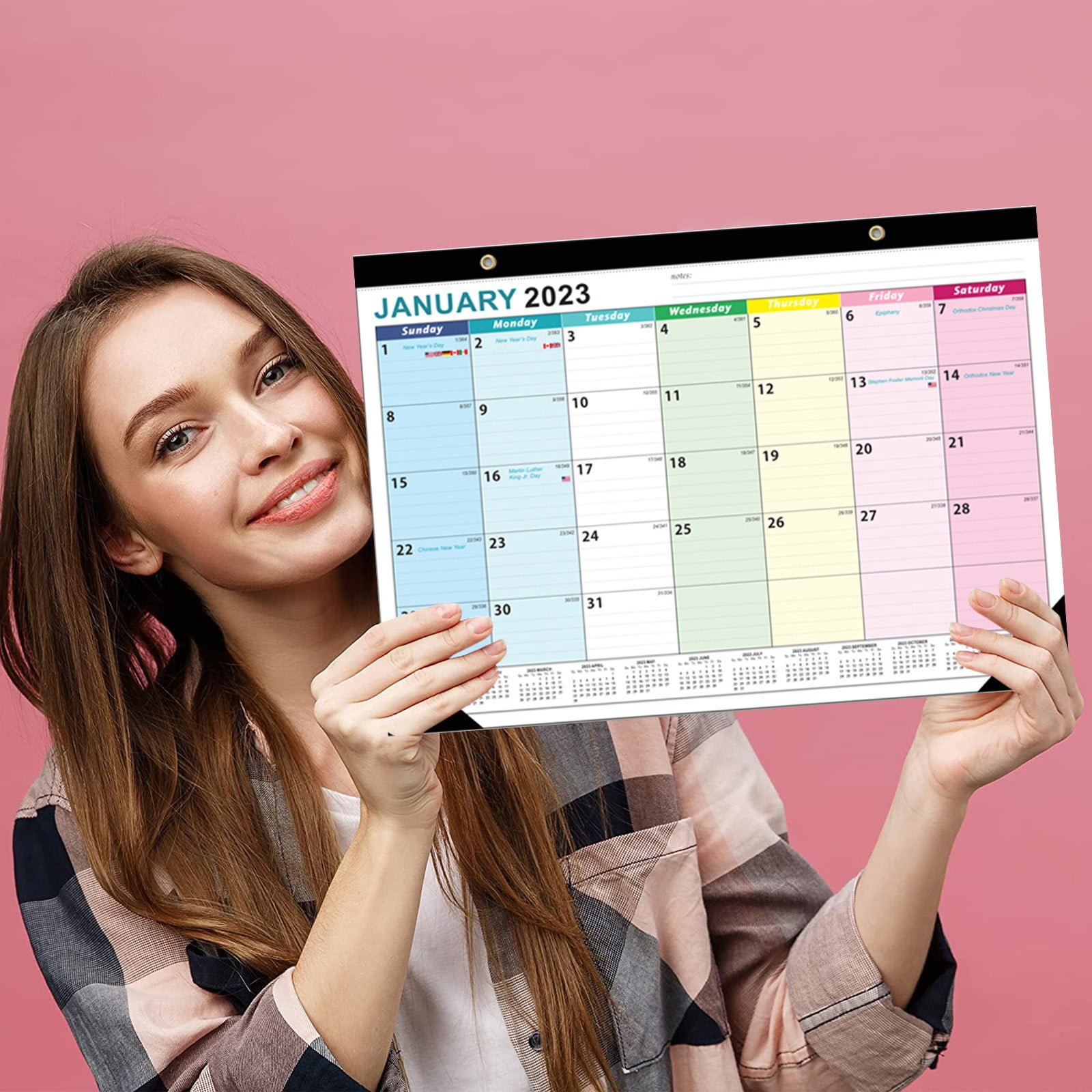 ViLaViDe Calendar From January 2025 To 2025 Ju Ne English Desk Calendar ...