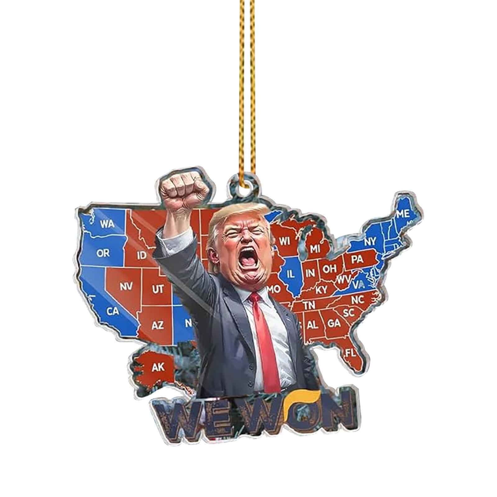 ViLaViDe US Presidential Election 2024 Map Ornament 2024 Election ...