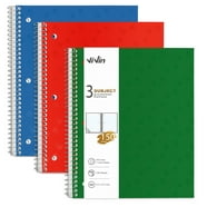 Staples 1-Subject Notebooks 8" x 10.5" College Ruled 70 Sheets Assorted ...