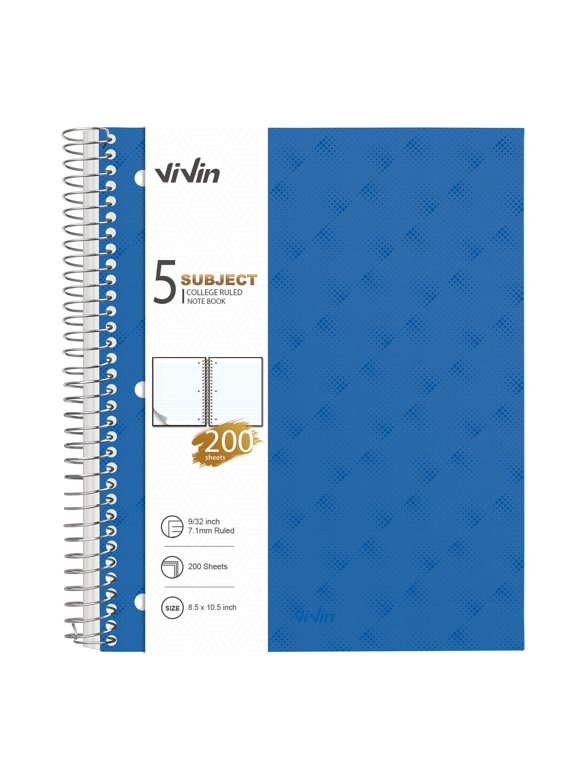 5-Subject Spiral Notebooks in Spiral Notebooks - Walmart.com