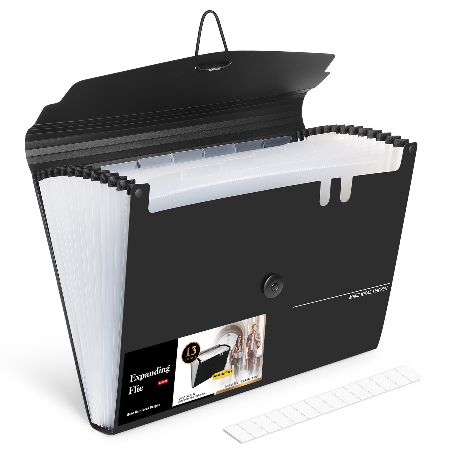 ViVin 13-pockets Accordion File Organizer, Plastic Expanding Folder for ...