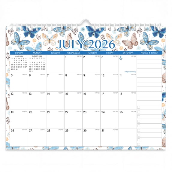ViVin Wall Calendar, 8.5*11 Horizontal YO Monthly Calendar, Jul 2026 ...
