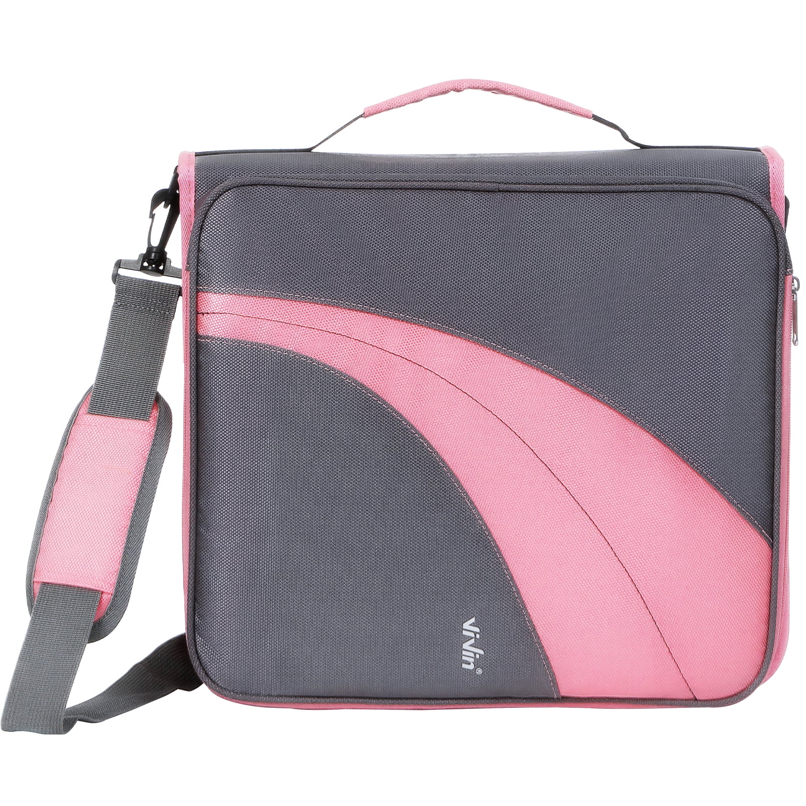 ViVin Zipper Binder 2 Inch O-Ring 450 Sheet Capacity, Multiple Tap and ...