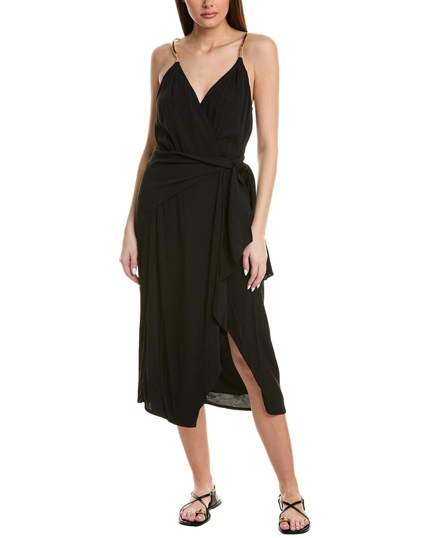 ViX womens Solid Carly Maxi Dress, s, Black - Walmart.com