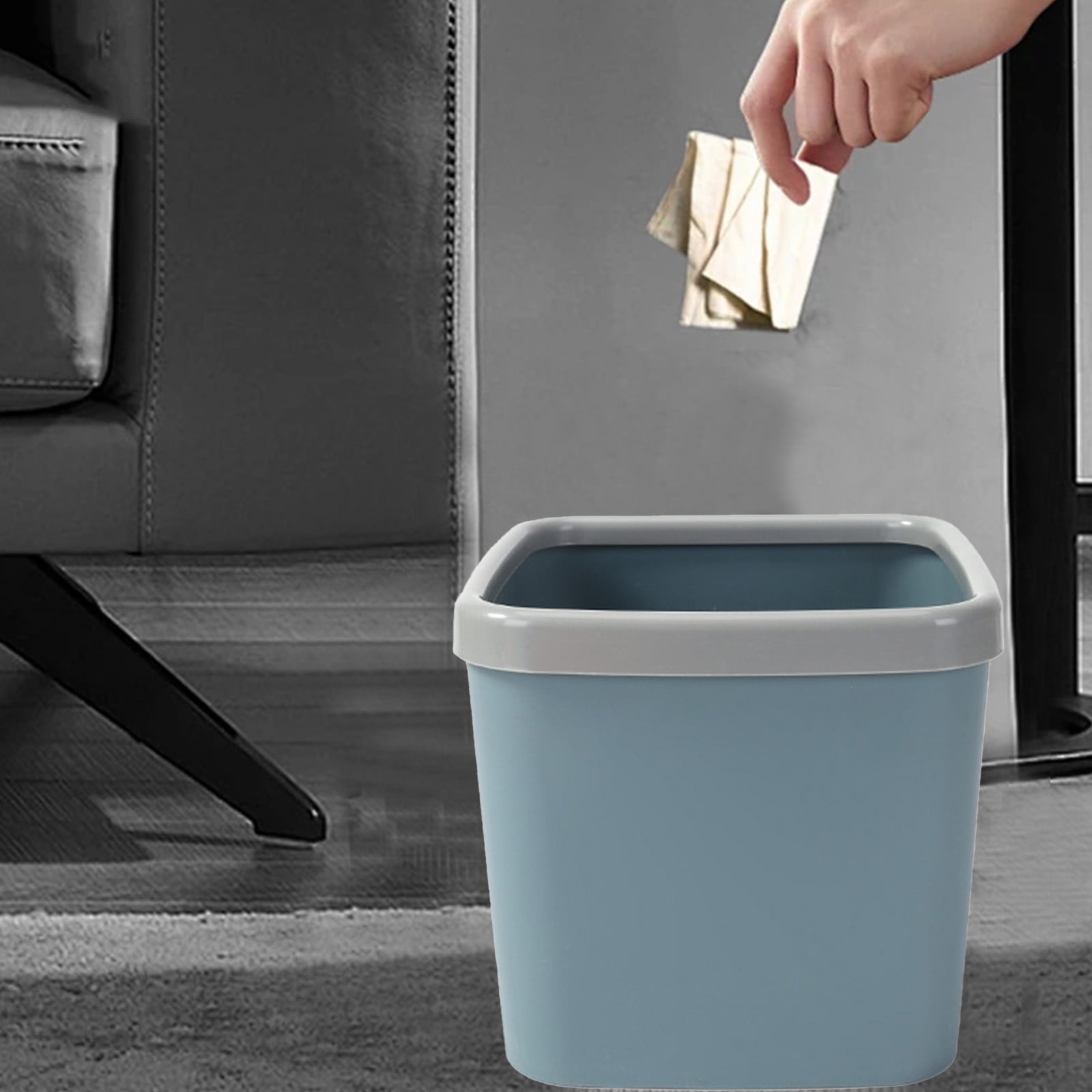 ViYW Desktop Trash Can Living Room Debris Bucket Car Home Desk ...