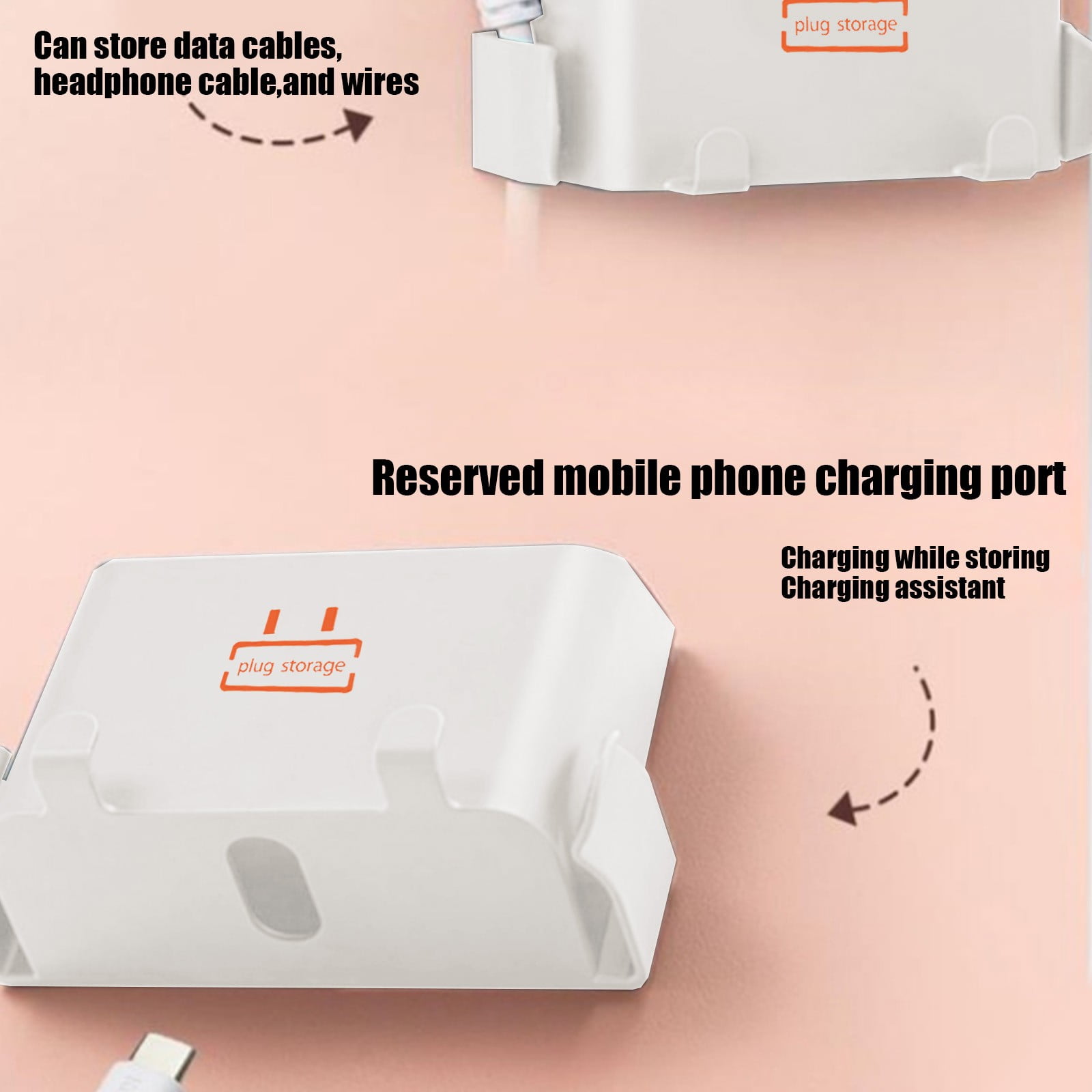 ViYW Remote Control Holders, Wall Mounted Smart Phone Charging Holders ...