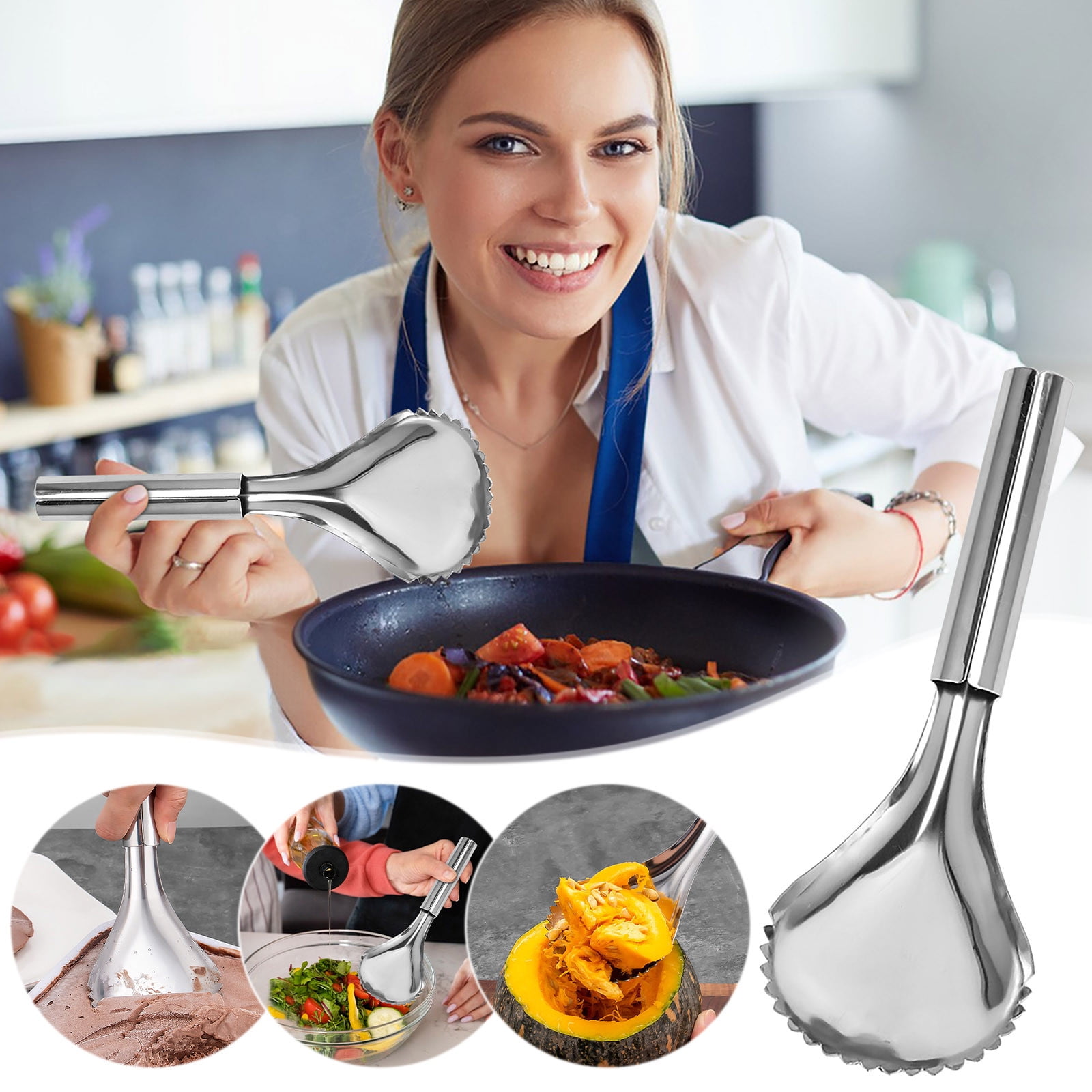 ViYW Stainless Steel Pumpkin Digging Manual Digging Capsule Corer ...