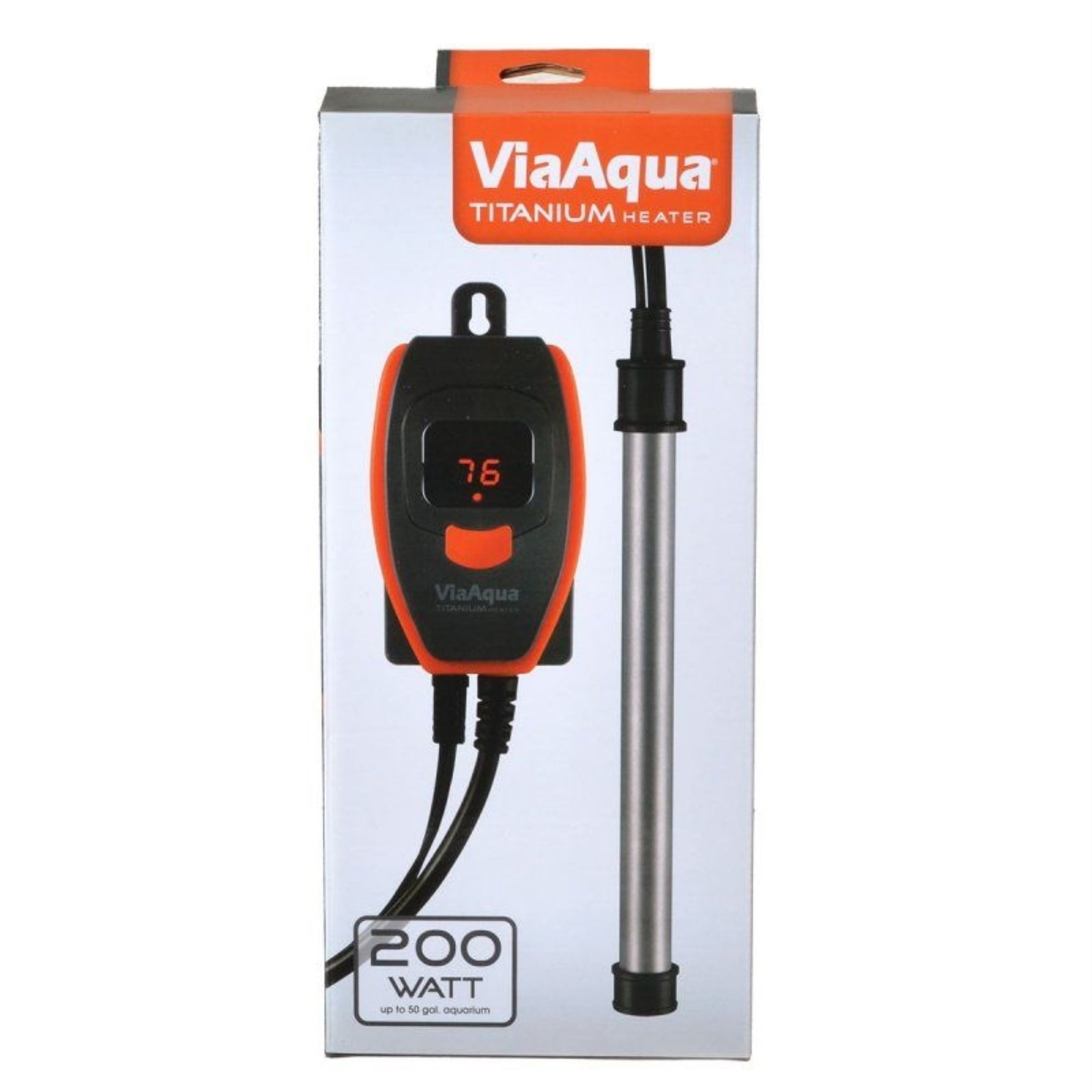 Via Aqua Titanium Heater - 200 Watt- DS - Walmart.com