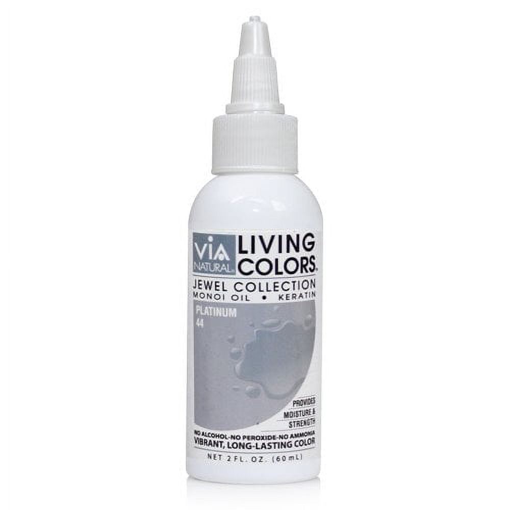 Via Living Color Hair Collection Color - #044 Platinum 4 oz. (Pack of 4 ...
