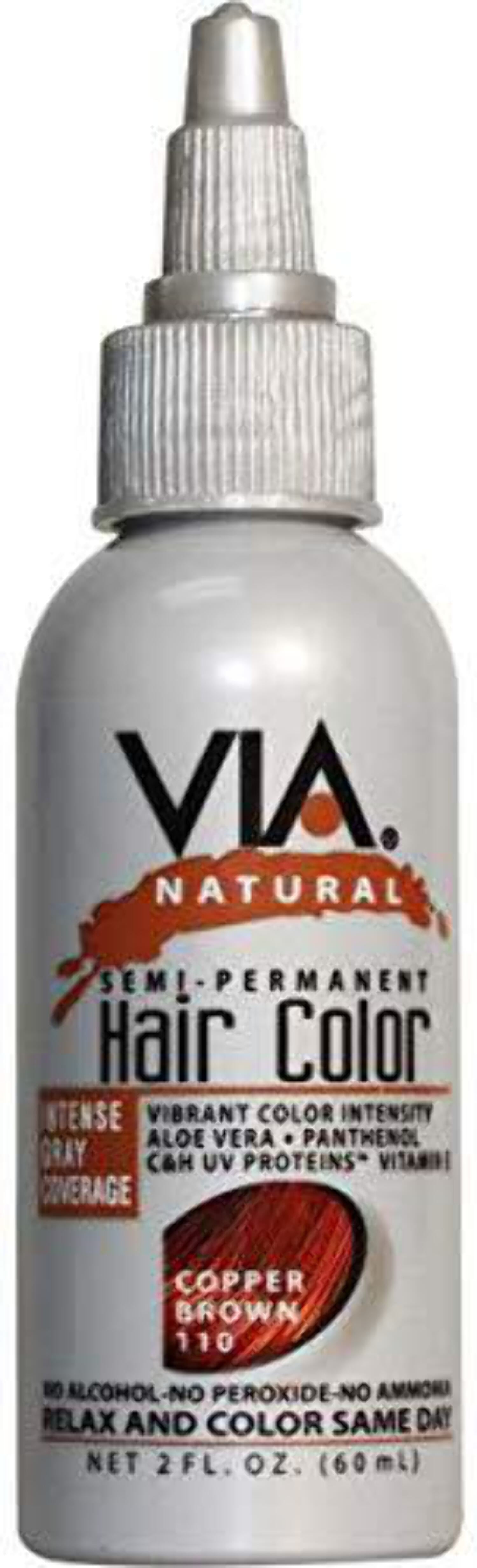 Via Natural Semi-Permanent Hair Color 2oz - Walmart.com