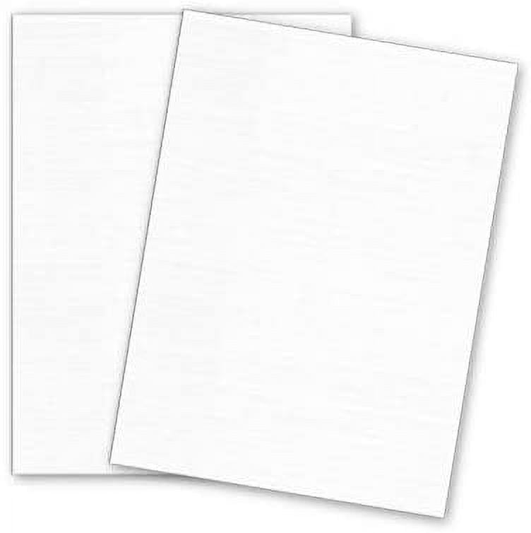 Via Pure White 8-1/2-x-11 Linen Cardstock Paper 200-pk - 270 GSM (100lb ...
