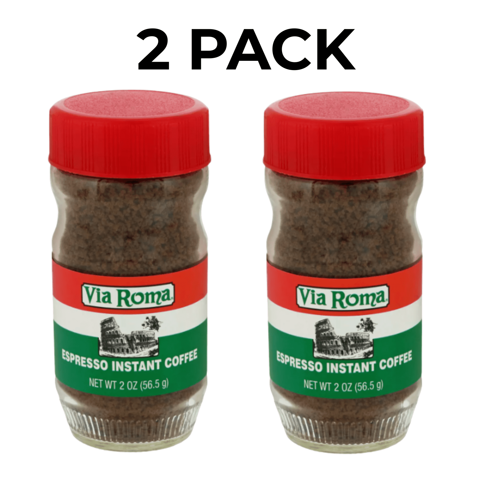 Via Roma Espresso Instant Coffee 2 Pack 2 OZ - Walmart.com