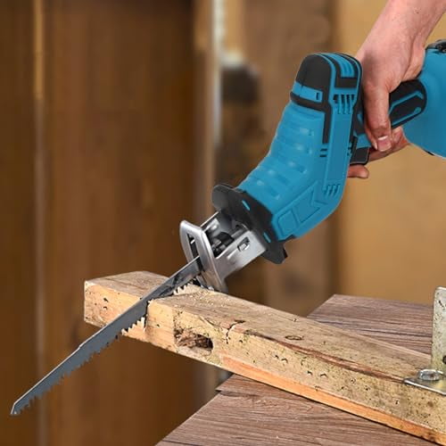 ViaGasaFamido Cordless Reciprocating Saw 3100SPM Electric Hand Saw 18V ...