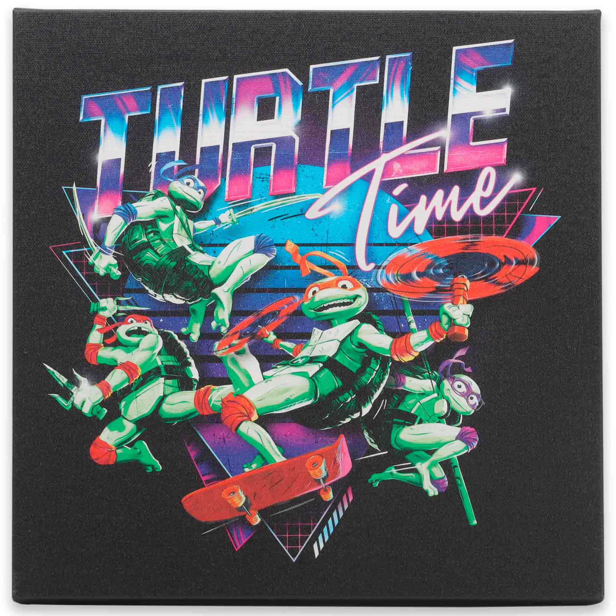 Viacom Teenage Mutant Ninja Turtles Turtle Time Canvas Wall Decor ...