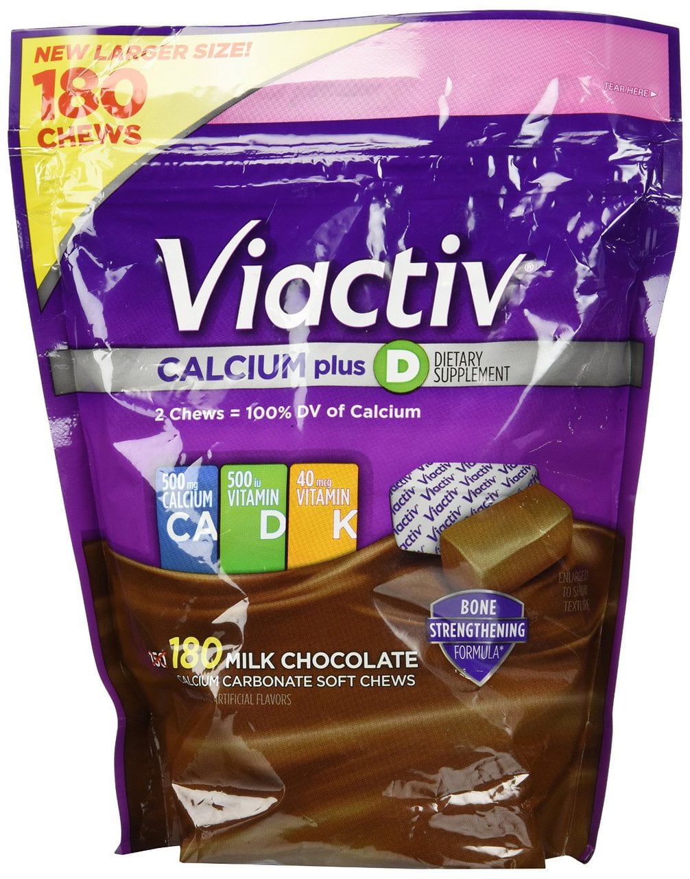 Viactiv Chewable Vitamins: Calcium Plus D Dietary Supplement Milk ...