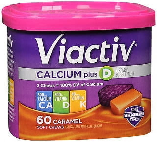 Viactiv Joint Health Supplement 500 mg - 40 mg Strength Chewable Tablet ...