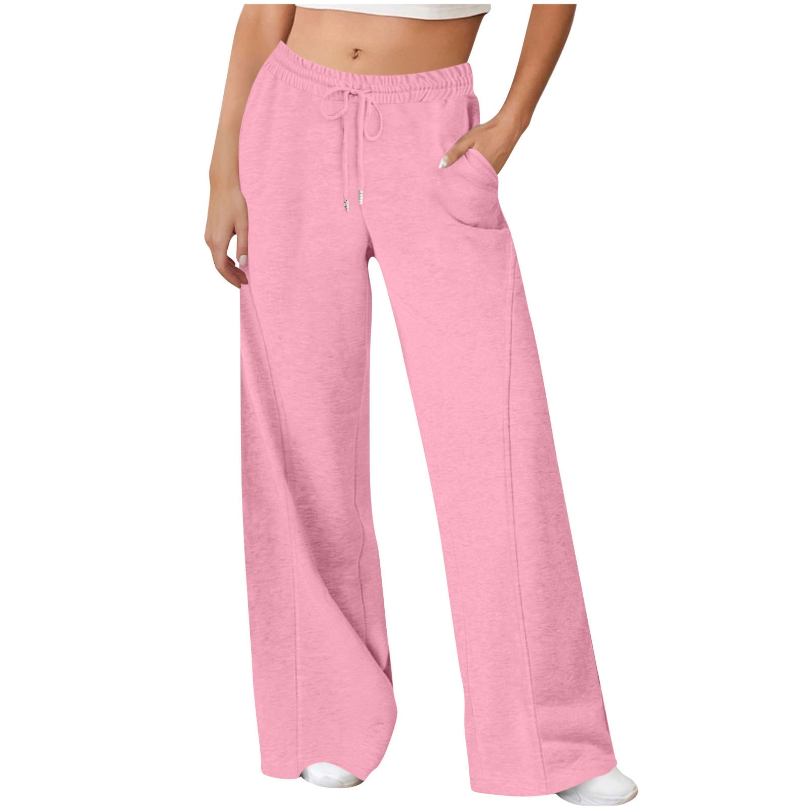 Viadha Cargo Sweatpants Women Wide Leg Sweat Pants Hiking Baggy ...
