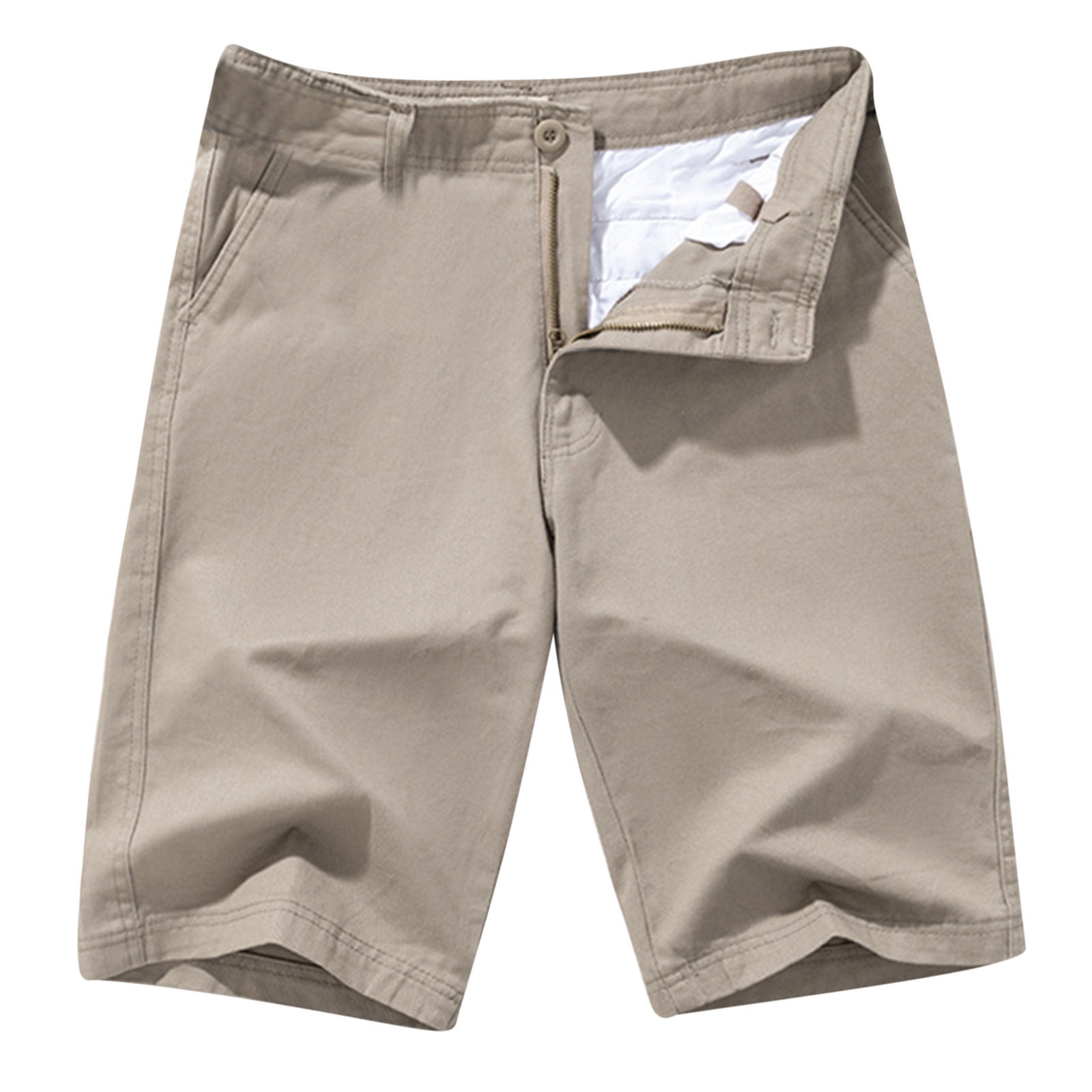 Viadha Men's Pants Shorts Classic Twill Relaxed Fit Work Wear Combat ...