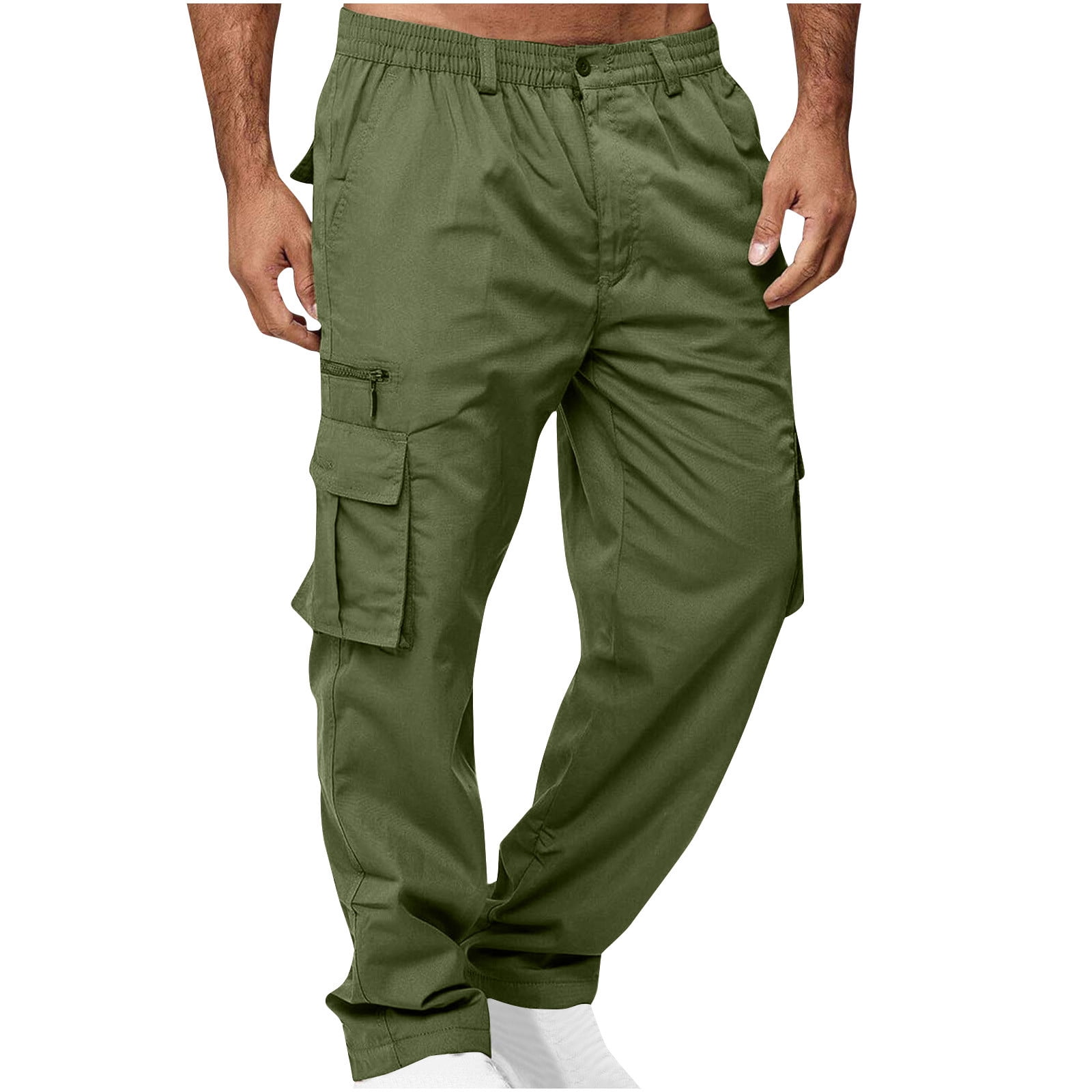Mens Cargo Pants Lightweight Pants Relaxed Stretch Joggers Hiking ...