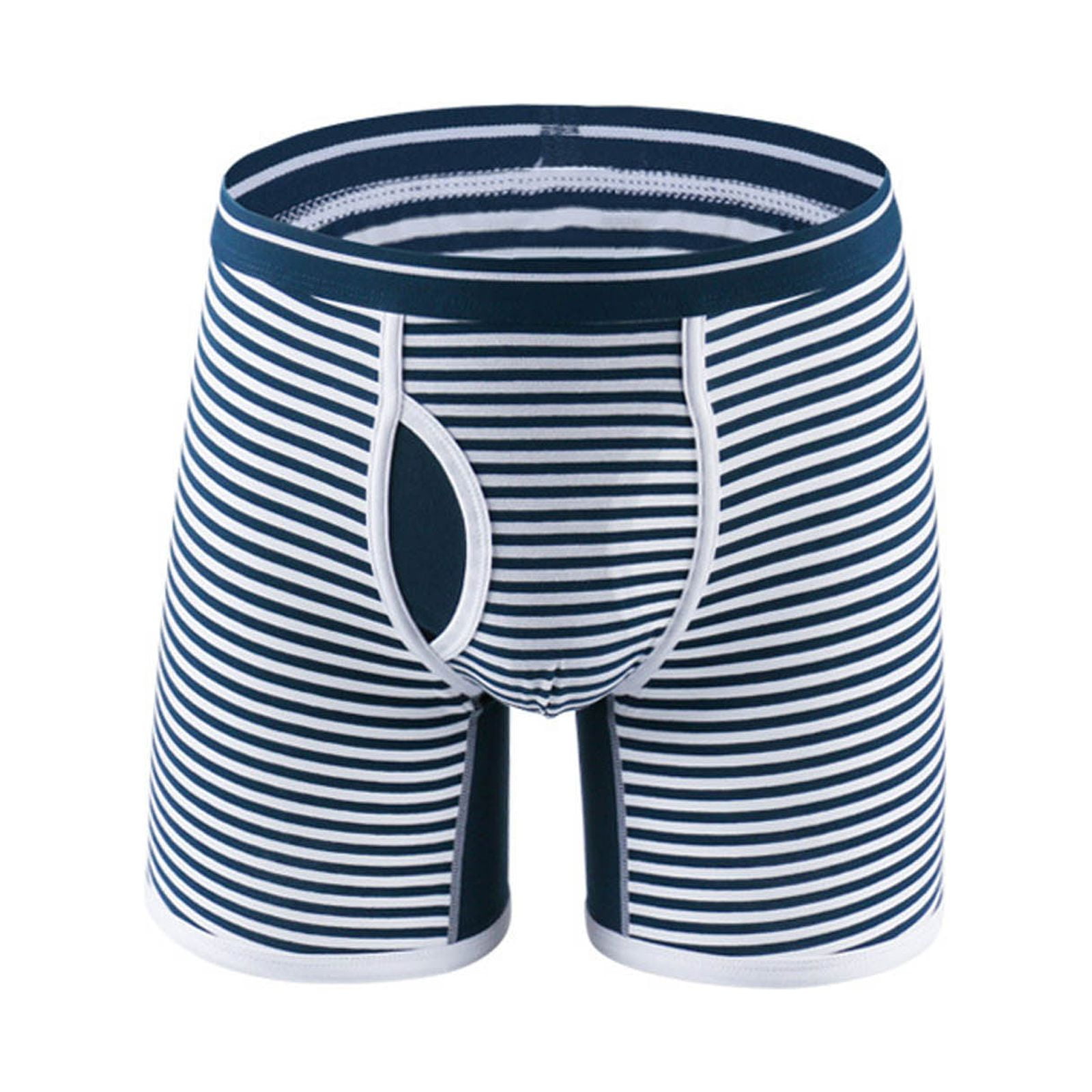 Viadha Mens Underwear Dual Pouch Trunks Support Ball Pouch Bulge ...