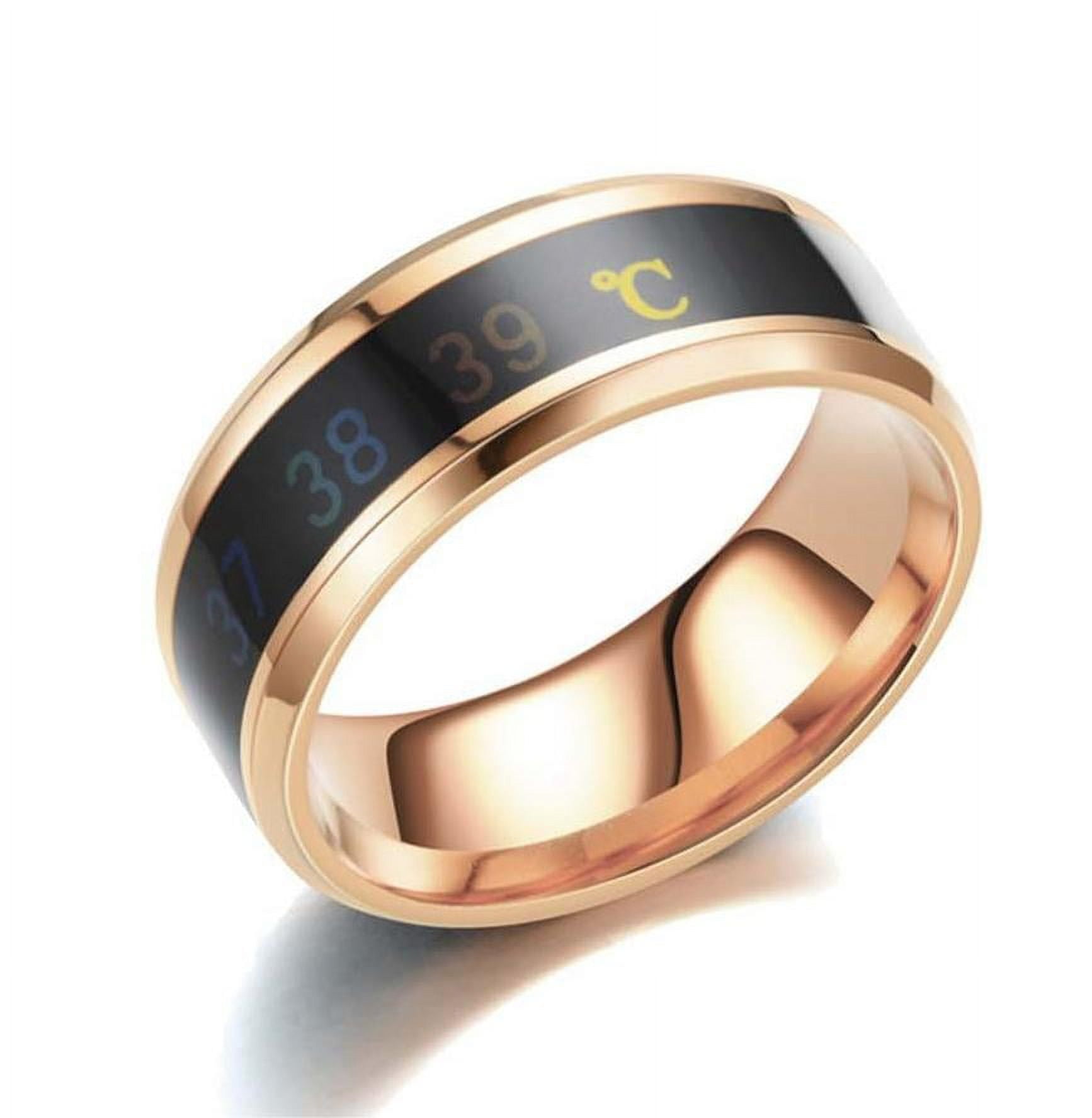 Viadha Nfc Mobile Phone Smart Ring Stainless Steel Ring Wireless Radio ...