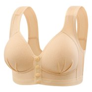 BLVB 2PC Bras for Women Front Closure Convenient Bras Full Coverage ...