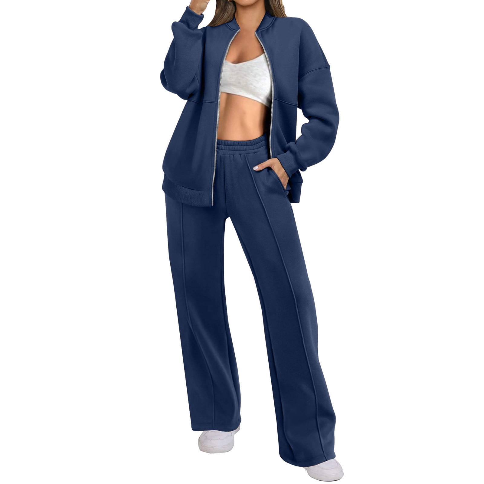 Viadha Two Piece Lounge Set for Women Women 2 Piece Outfits Set ...