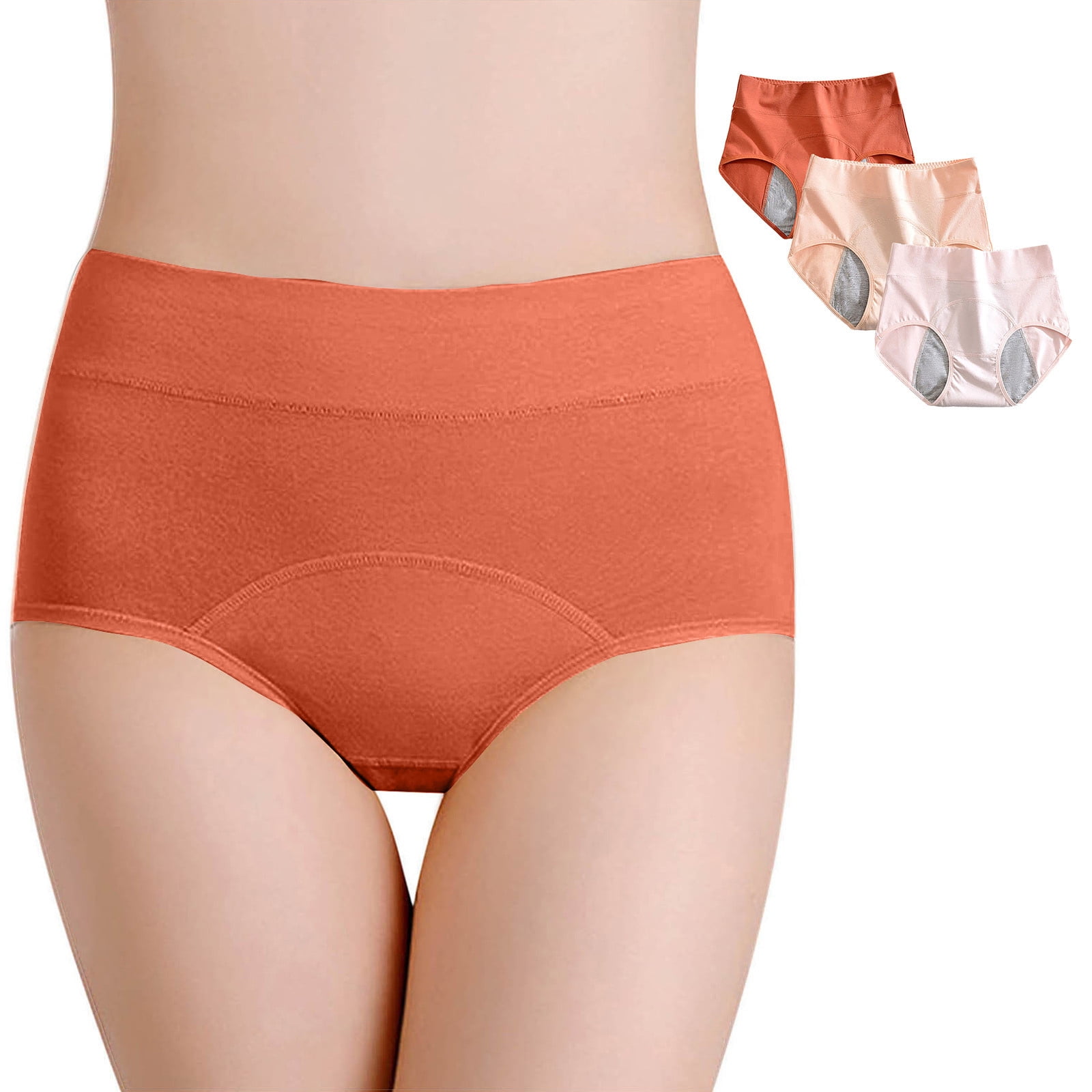 Viadha Womens Cotton Underwear 3pc Menstrual Anti Leakage Menstrual