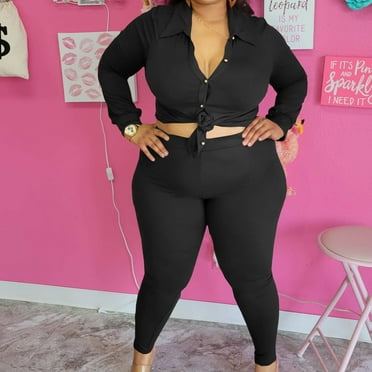 Athletic Works Women's Plus Active Velour Zip-Up Tracksuit Set, 2-Piece ...