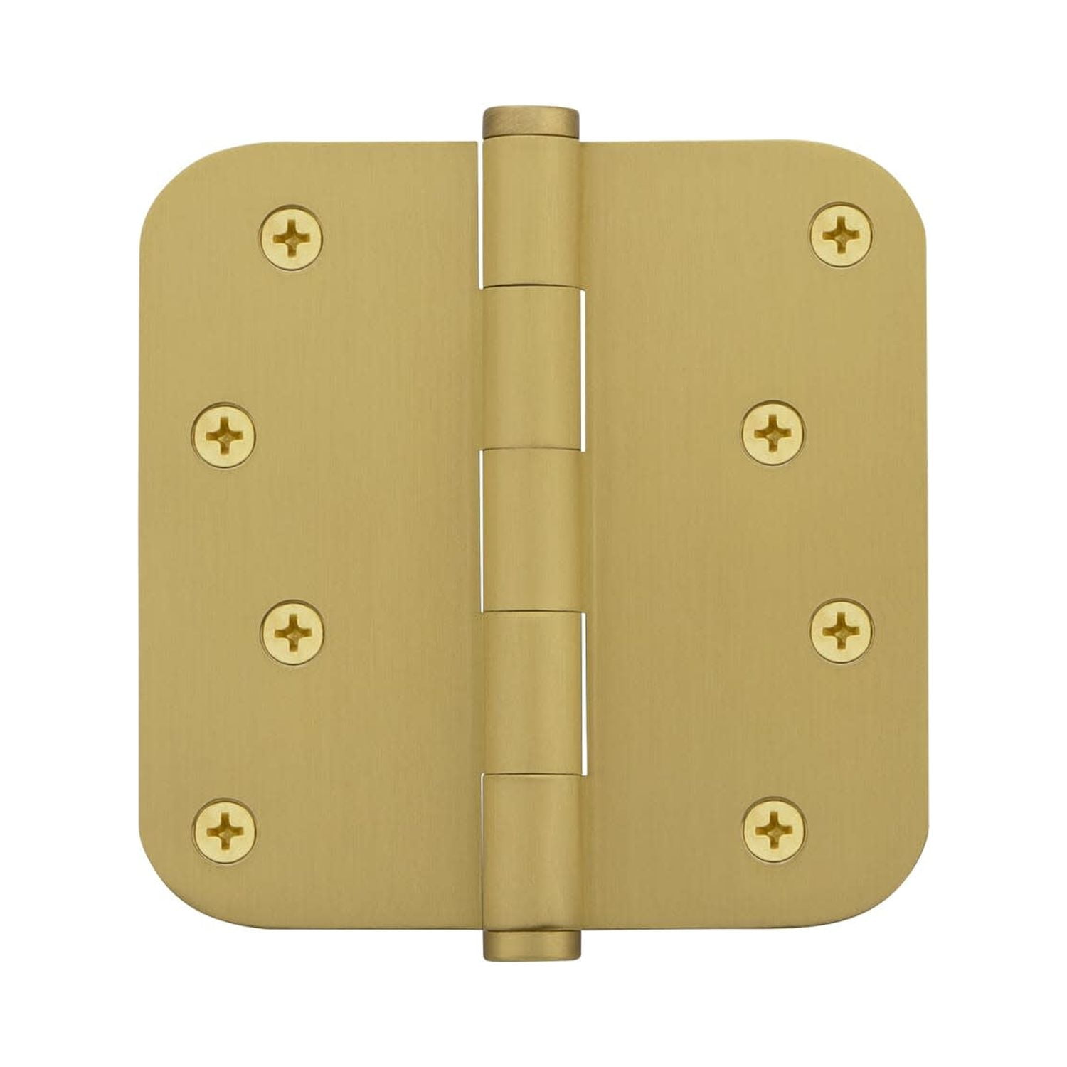 Viaggio 602-4-Stag-Hinge-Rad 4" X 4" Solid Brass 5/8" Radius Corner ...