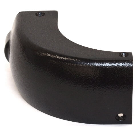 Viaggio Pontoon Boat Corner Cap MSP1055 | 6 Inch Black Aluminum (PORT ...
