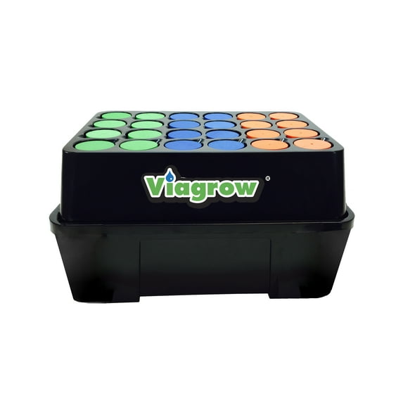 Viagrow 24-Site Aeroponic Hydro Garden Clone Machine for Indoor Plant ...