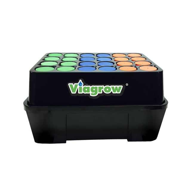 Viagrow 24-Site Aeroponic Hydro Garden Clone Machine for Indoor Plant ...
