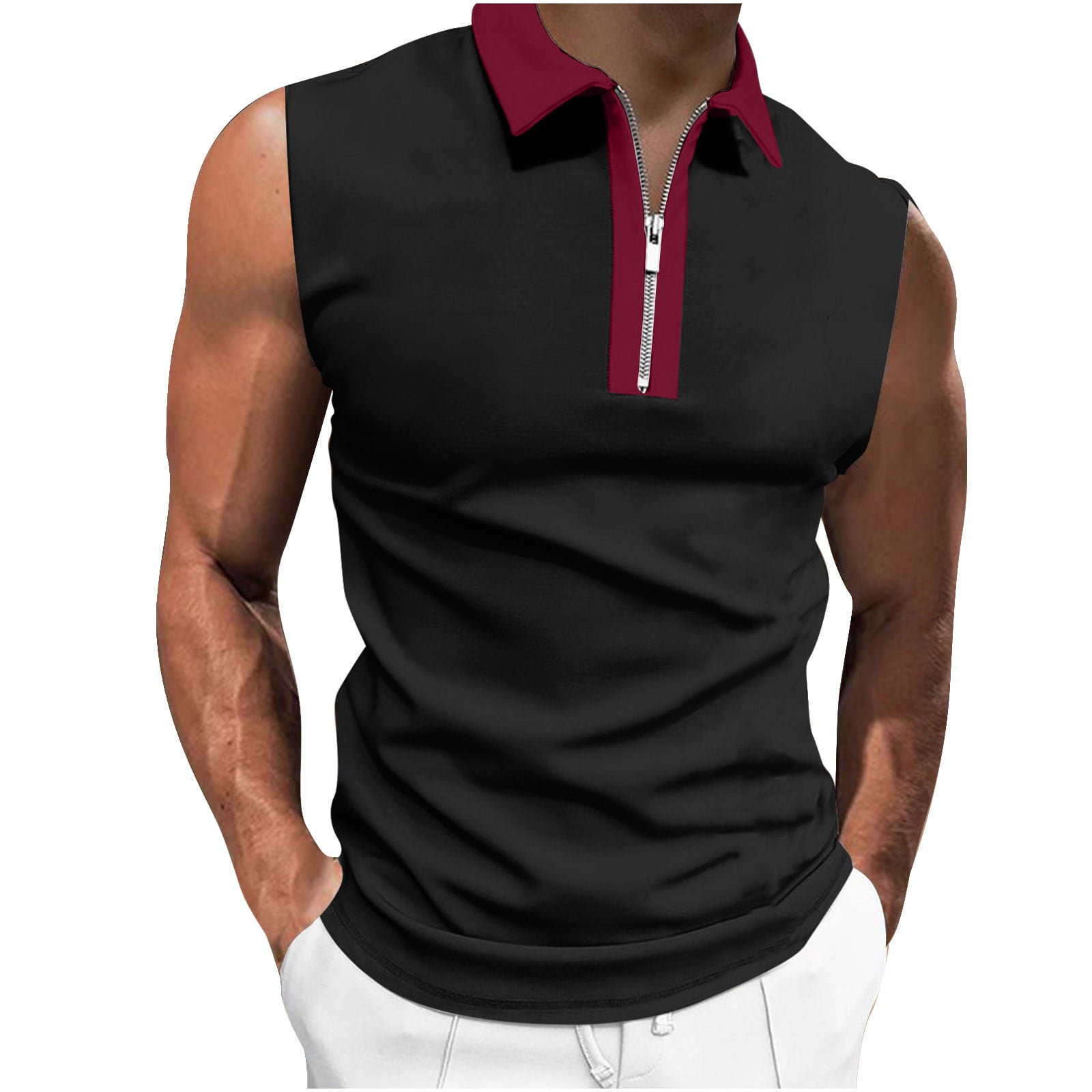 Viahda Mens Extended Scoop Workout Stringer Tank Tops Gym Shirts for ...