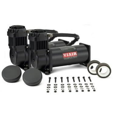 VIAIR 20020 Dual 444C 200 PSI OBA On Board Air Compressor System, Stealth Black - Walmart.com