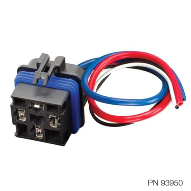 Viair 93949 40 Amp Sealed 4-Prong Relay with Pre-Wired Female Socket ...