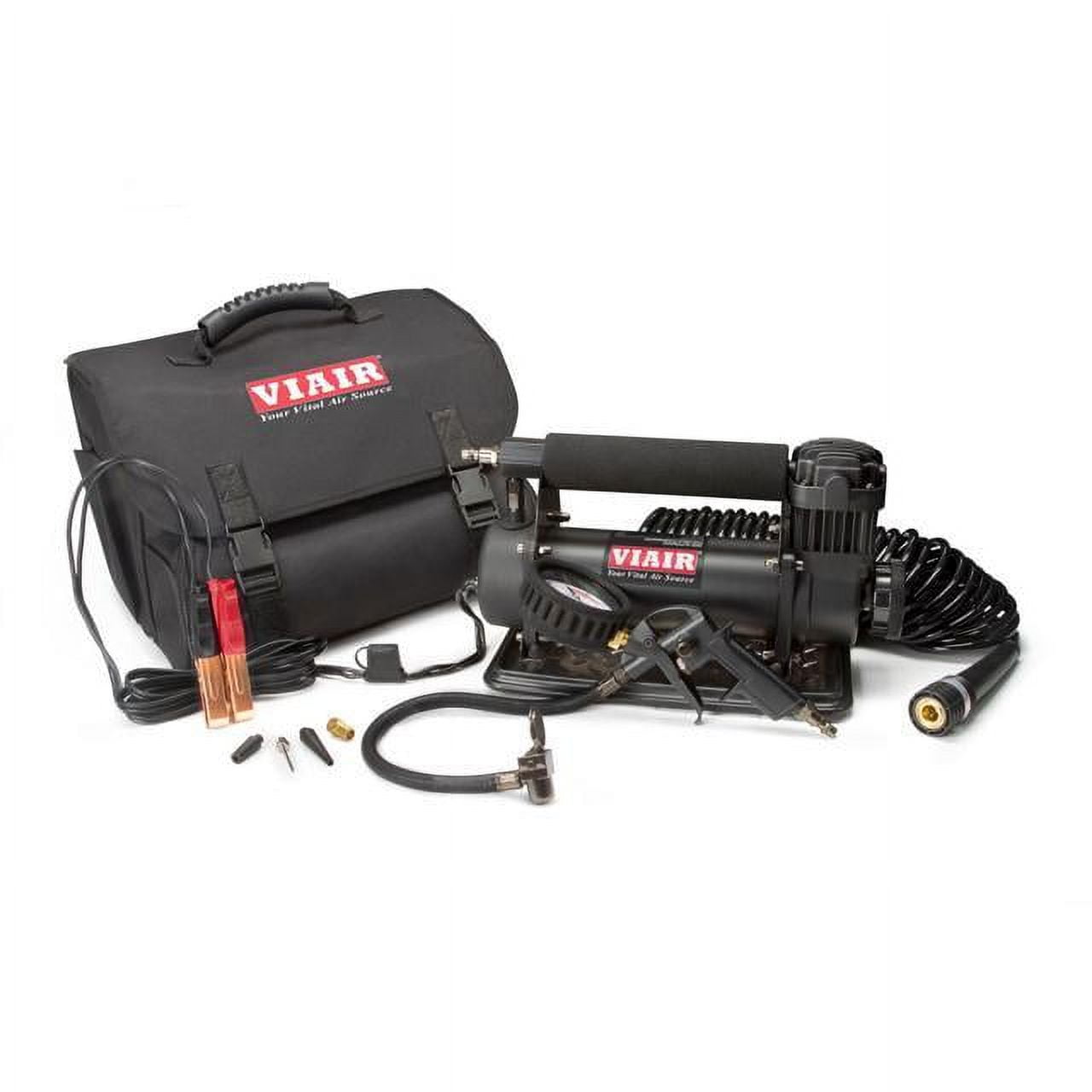 Viair 450P-Automatic Stealth Black Portable Air Compressor Kit (12V ...