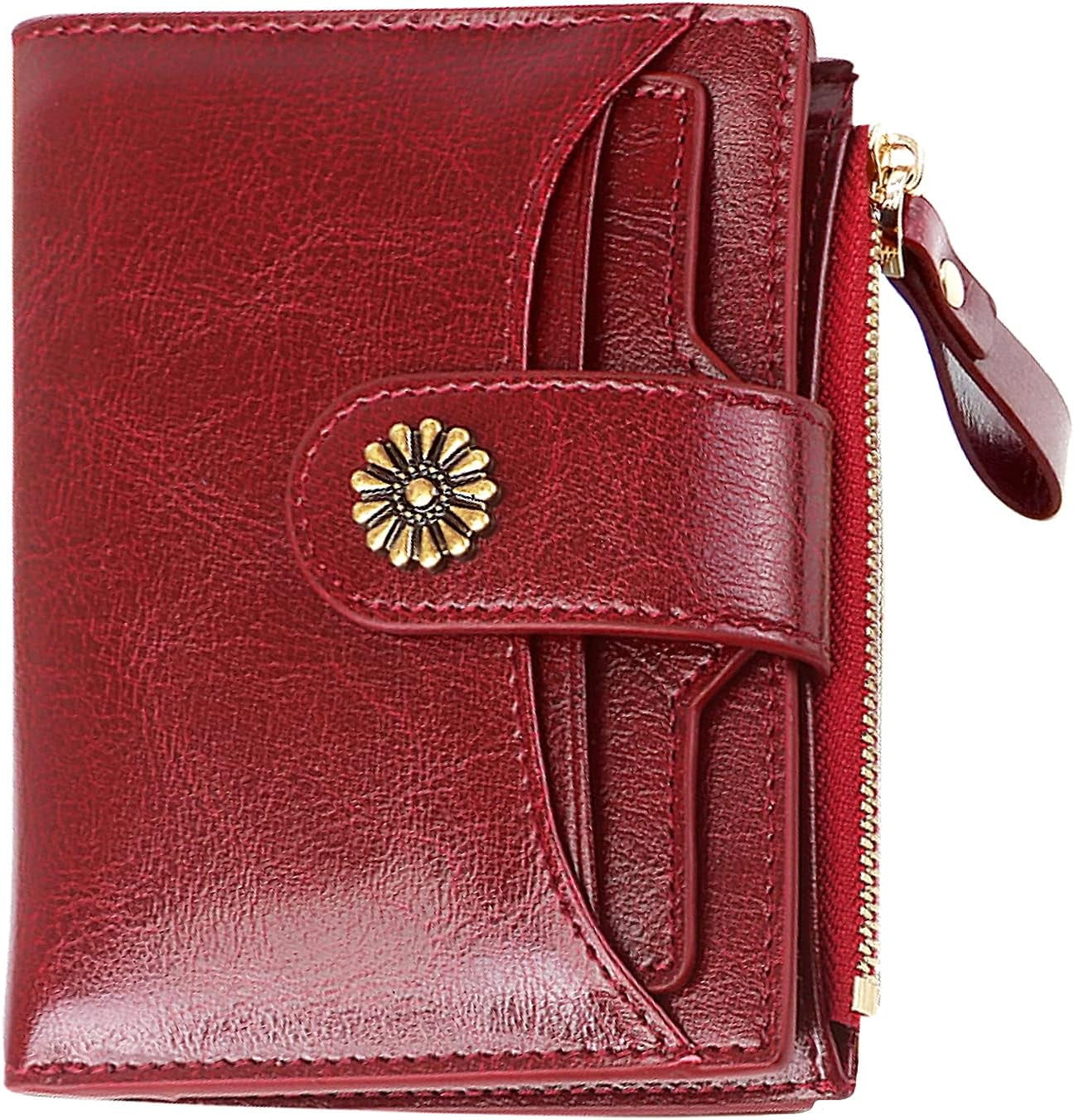 Viaky Women Genuine Leather Wallet, Short Wallet Ladies Purses Luxury ...