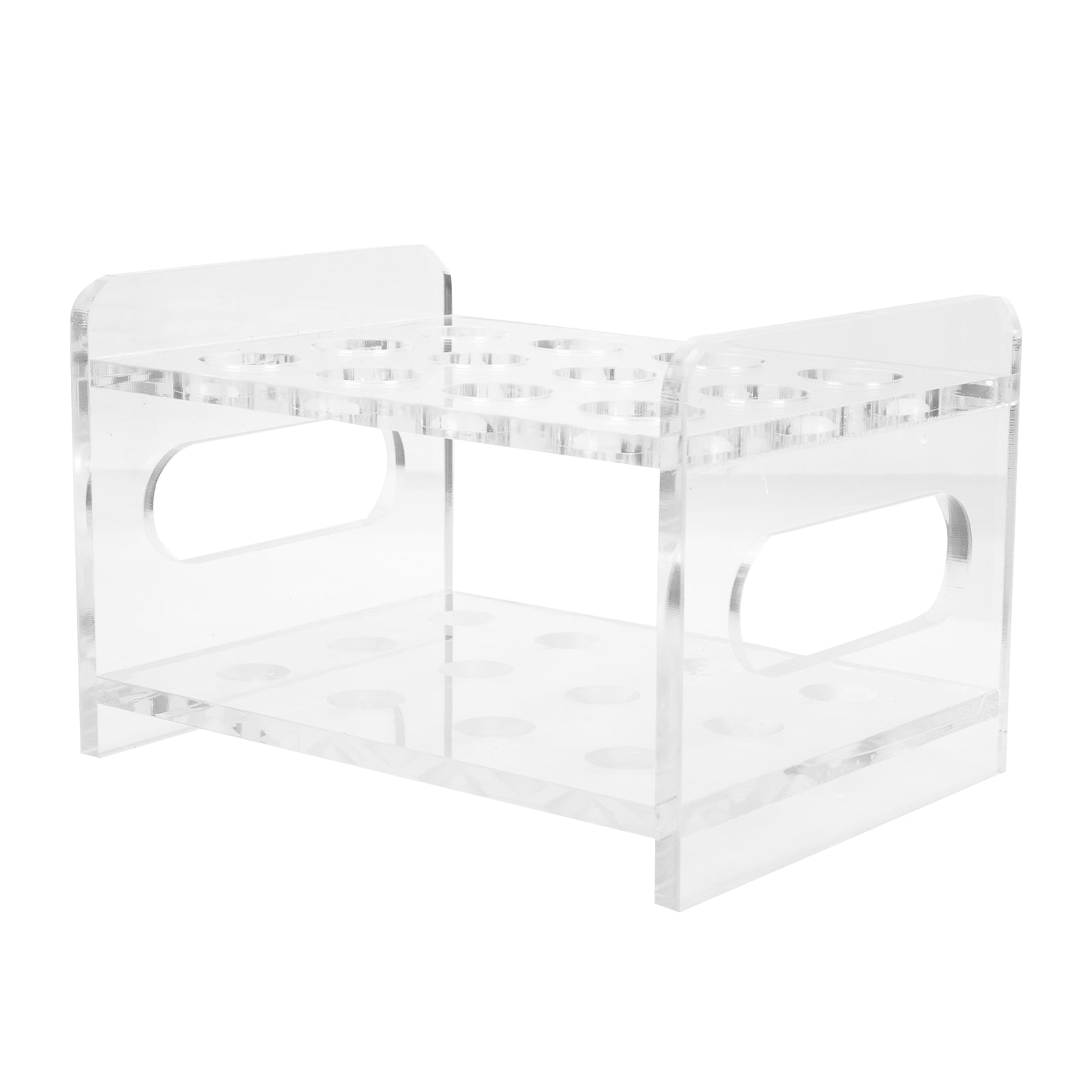 Clear Acrylic Test Tube Rack with 12 Sockets for Laboratory Use ...