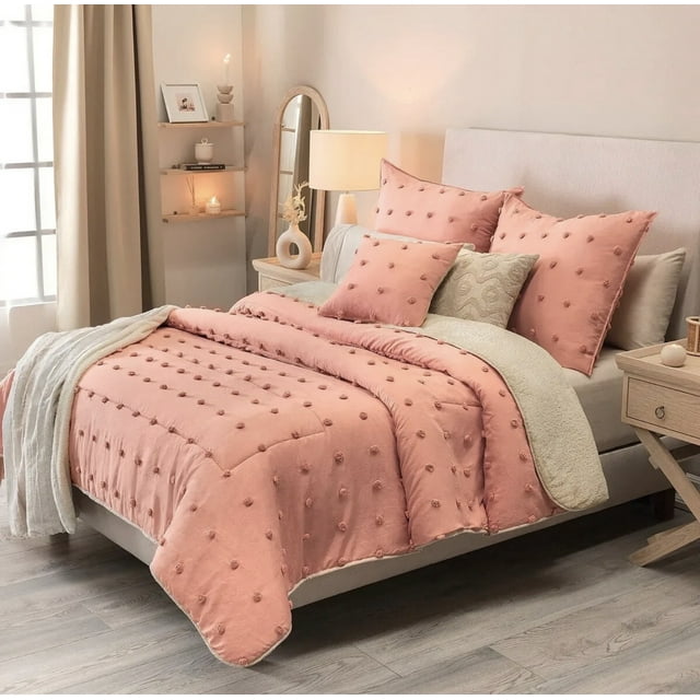 Vianney Austral Rosette Queen Size XL Blanket Plush Texture - Walmart.com