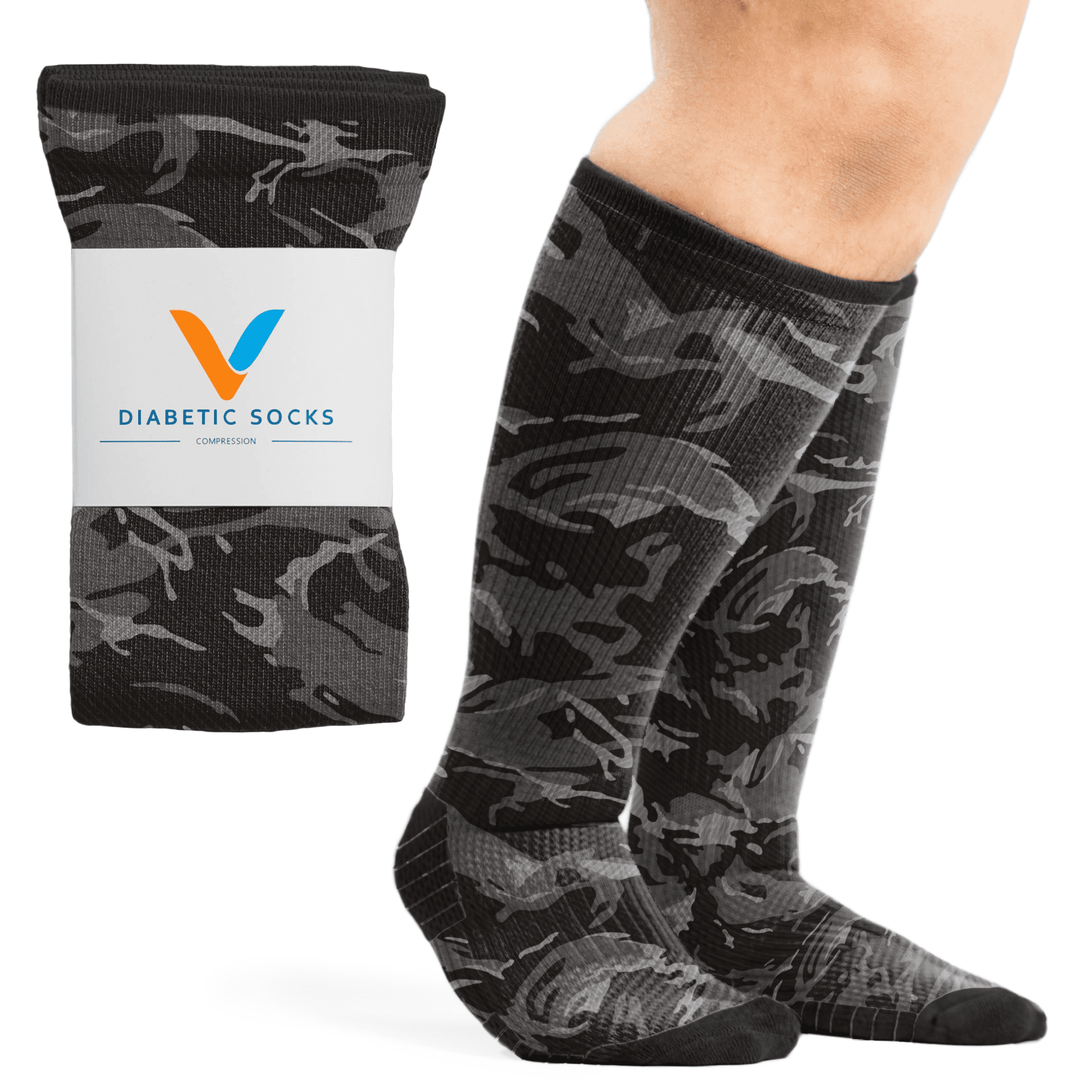 Viasox Compression Socks for Women and Men, Knee High Socks 12-15 mmhg ...