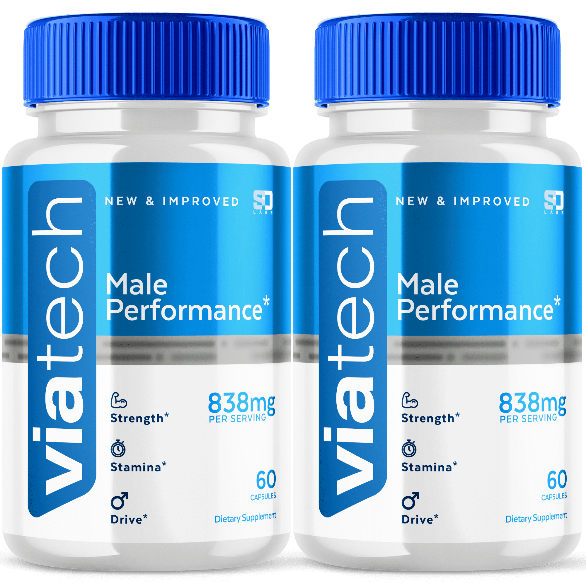 Viatech for Men Advanced Formula Supplement with Premium Ingredients 120 Capsules - Walmart.com