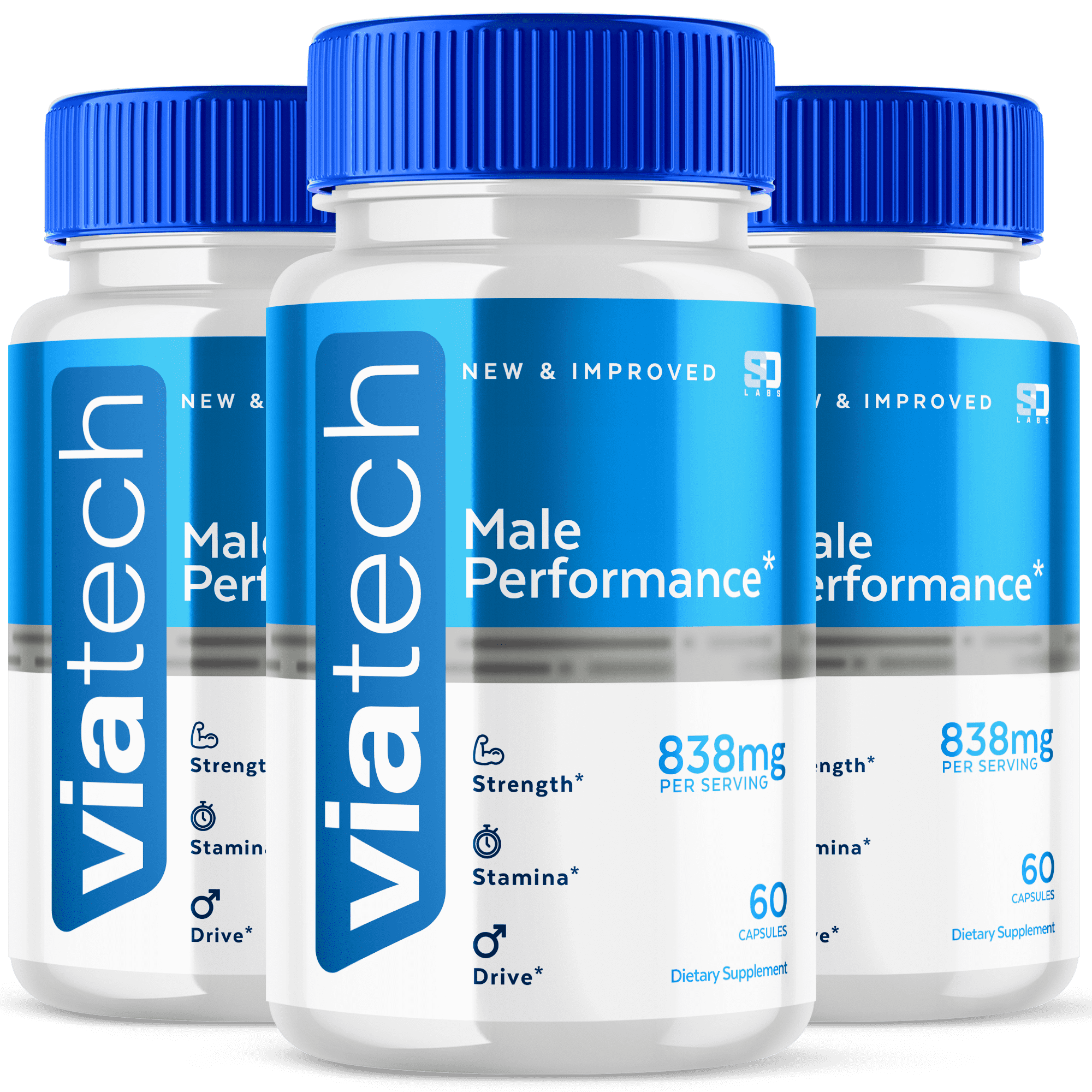 Viatech for Men Advanced Formula Supplement with Premium Ingredients ...